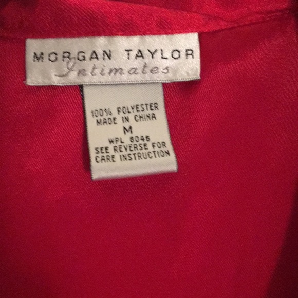 Morgan Taylor | Intimates & Sleepwear | Morgan Taylor Intimates Red ...
